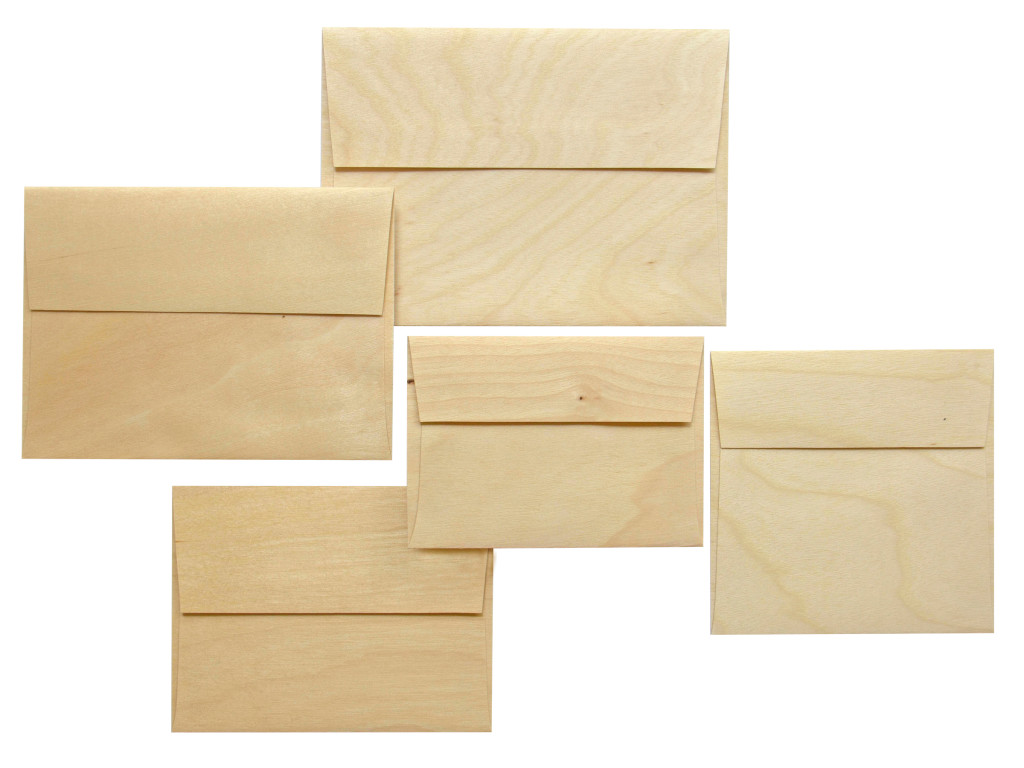 NEW! Real Wood Envelopes – Etc Papers