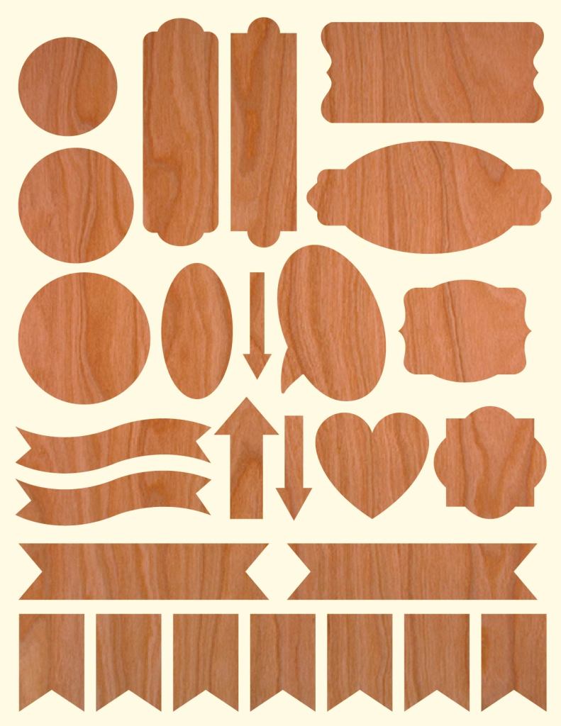 Real Wood Labels – Etc Papers