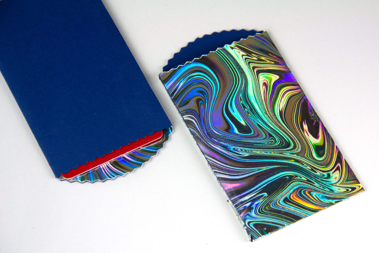 Introducing … Oil Slick Holographic Cardstock – Etc Papers